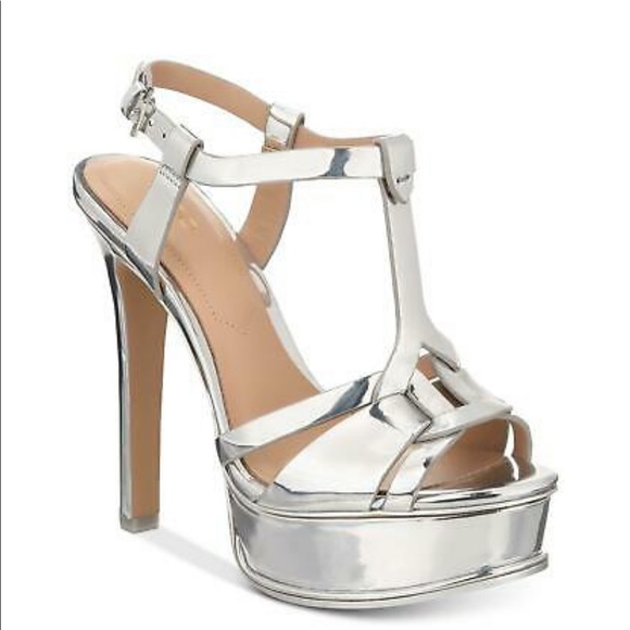 Aldo | Shoes | Aldo Silver Metallic Chelly Platform | Poshmark